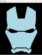 Draw Iron man Helmet Using Python Turtle – allinpython.com